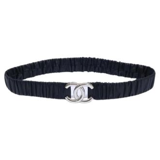 Chanel Ceinture Standard Pre-owned - Femme - Pre-owned - Noir - Taille: ONE Size