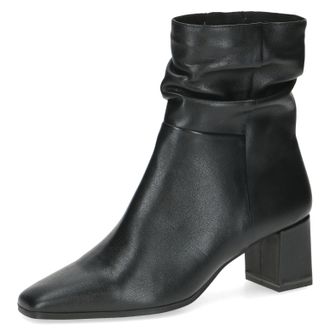 Caprice Caprice Damen Stiefeletten aus Leder Karr&egrave;e, Schwarz (Black Nappa), 39 EU