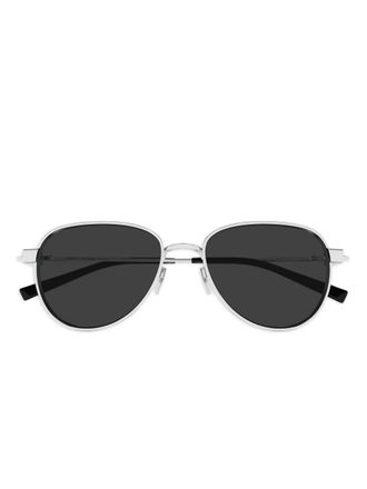 Saint Laurent Eyewear Getönte Pilotenbrille - Silber
