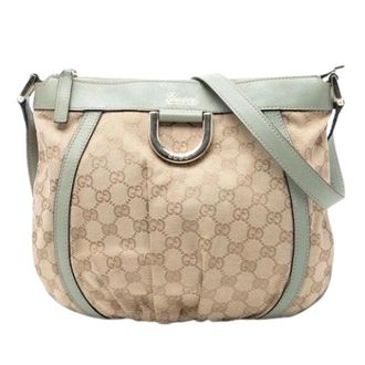 Gucci Sac bandouli&egrave;re vintage Pre-owned en toile - Femme - Pre-owned - Beige - Taille: ONE Size