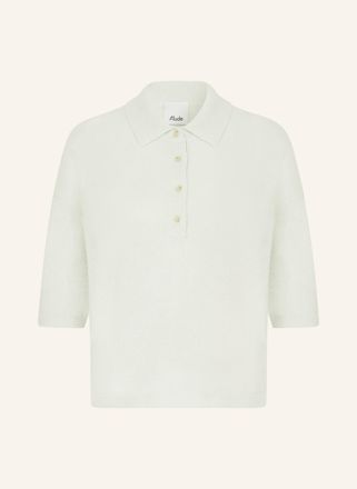 Allude Allude Strick-Poloshirt Aus Cashmere gruen