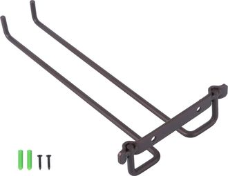 BESPORTBLE Healeved H&auml;ngender Weinglashalter aus Eisen Einreihiges Weinregal in Bronze Umgedrehter Kelchst&auml;nder f&uuml;r Stielgl&auml;ser Wandmontage f&uuml;r K&uuml;che und Bar