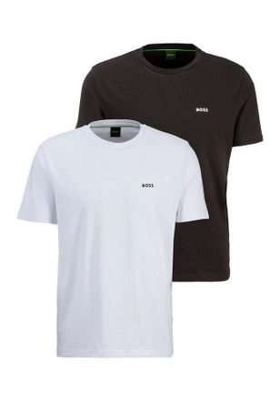 HUGO BOSS T-Shirt (Packung, 2) mit Logodruck