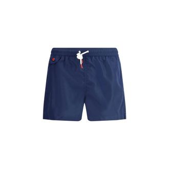 Kiton Monochrome Badehose mit Ikonischen Details - - Swimwear - Herren - Blau - 2XL
