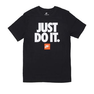 Nike Homme, Tops, Noir, Taille: L T-shirt de Sport Noir avec Logos Imprimés