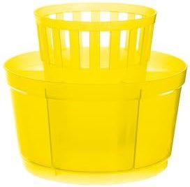 Excelsa Excèlsa Rainbow rund gelb Abtropfbehälter für Besteck, 15 cm