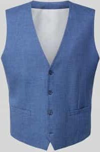 Christian Berg Weste mit V-Ausschnitt und Eingrifftaschen