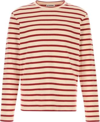 Jil Sander Homme, Pulls, Multicolore, Taille: S LS T-Shirt