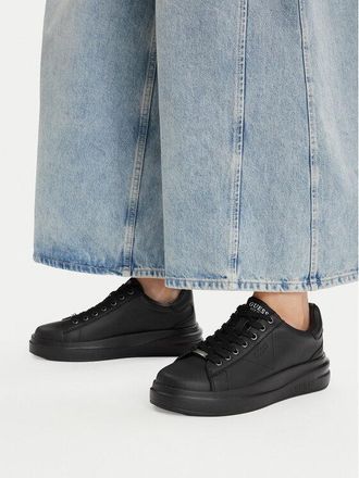 Guess Sneakers Elbina FLFELB LEA12 Schwarz