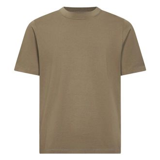Brunello Cucinelli Homme, Tops, Beige, Taille: 2XL T-shirt &agrave; col rond