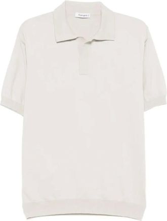 KANGRA Homme, Tops, Gris, Taille: M Polo sans boutons ras&eacute; cal&eacute;