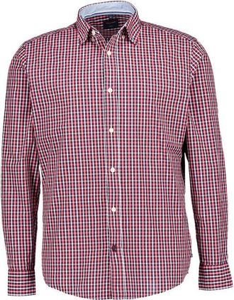 Olymp Herren Hemd rot Baumwolle