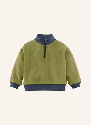 Hessnatur Hessnatur Hessnatur Softfleece Troyer Aus Reiner Bio-Baumwolle gruen