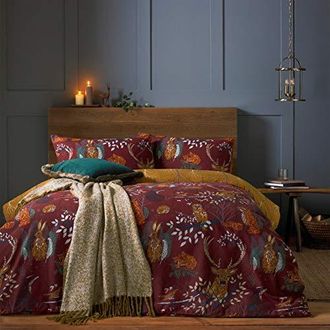 furn. Bettbezug-Set, Polybaumwolle, Rust, Single, W137cm x L200cm (Duvet Cover), W50cm x L75cm (Pillow Case)