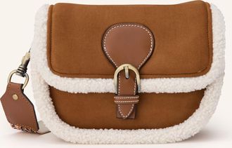 ViaMailBag Viamailbag Umhängetasche Agnes Suede braun