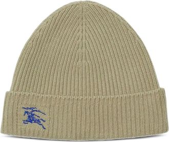Burberry Femme, Accessoires, Beige, Taille: ONE Size Bonnet en maille c&ocirc;tel&eacute;e
