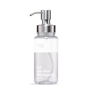 Future Stories Pumpspender 400 ml aus Tritan und Edelstahl - Refiller f&uuml;r Handseife - Edelstahl-Pump-Kopf - Limited-Edition