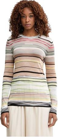 Missoni Femme, Pulls, Multicolore, Taille: 40 FR Maille col rond