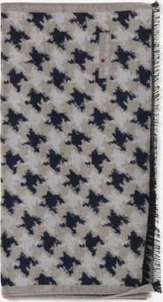 Kiton Silk Scarf with fringes Male UNI