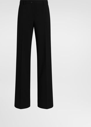 Dolce & Gabbana Hose Aus Mikroripp - Frau Hosen Und Shorts Schwarz 36
