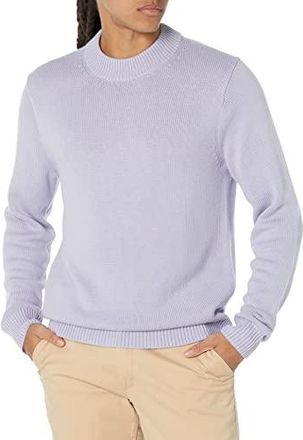 Amazon Essentials Pull à col Rond, Coupe Classique (Grandes Tailles Disponibles) (Anciennement Amazon Aware) Homme, Lilas, L