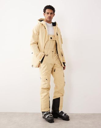 OOSC Yeh Man - Latzhose in Sandbeige-Braun