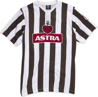 FC St. Pauli Traditions Astra T-Shirt (weiß/braun, S)