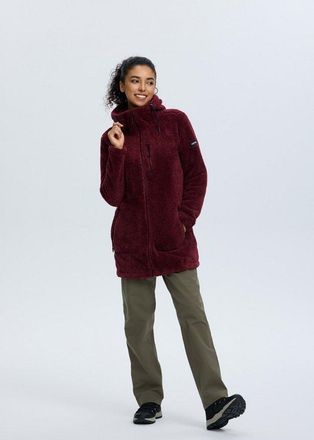 Icepeak Fleecejacke ICEPEAK CHELLES mit verstellbarer Kapuze, schnell trocknend, aus Polyester
