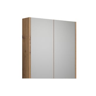 Trendteam Touch - Spiegelschrank - Artisan Eiche - 3 F&auml;cher und 2 Einlegeb&ouml;den (BxHxT) 69 x 70 x 15 cm - Einlegeb&ouml;den auf 3 H&ouml;hen verstellbar - kratzfest