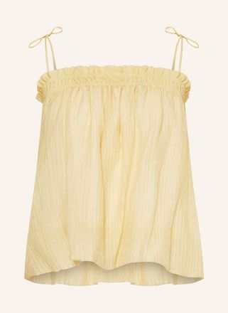 Eleh Eleh Plisseetop gelb