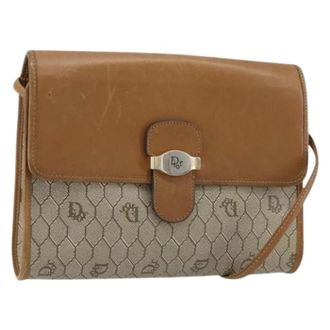 Dior Pre-owned Vintage Canvas Shoulder Bag - - Pre-owned - Damen - Beige - ONE SIZE
