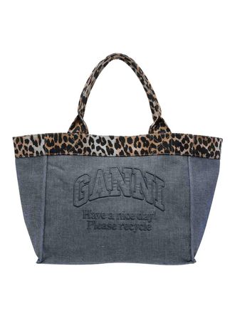Ganni Sac Cabas - Bleu
