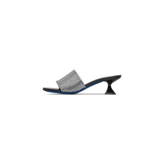 Loriblu Kristallverzierte Mules aus Lackleder - - Shoes - Damen - Mehrfarbig - 39 EU