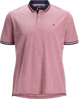 Jack & Jones Homme, Tops, Rouge, Taille: 6XL Polo Classique
