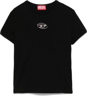 Diesel Femme, Tops, Noir, Taille: 36 FR T-Uncutie-Long-Od Slim T-shirt