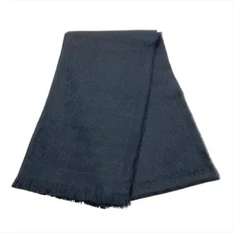 Gucci unisex, Pre-owned, Noir, Taille: ONE Size &Eacute;charpe en laine Pre-owned