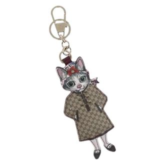 Gucci Pre-owned Kunststoff Schl&uuml;sselanh&auml;nger - - Pre-owned - Damen - Beige - ONE SIZE