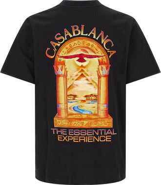 Casablanca Hermons Mirage Arch Graphic T-Shirt - Black