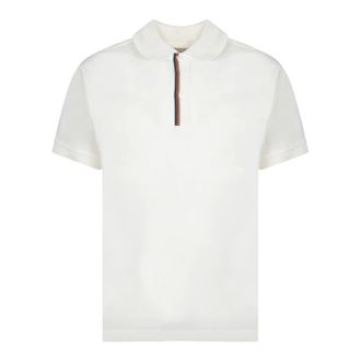 Paul Smith Homme, Tops, Blanc, Taille: M Polo Ray&eacute;