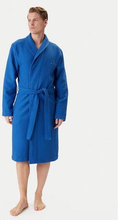 Tommy Hilfiger Bademantel Waffle UM0UM03524 Blau