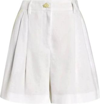 Genny Femme, Shorts, Blanc, Taille: 36 FR Short pliss&eacute;