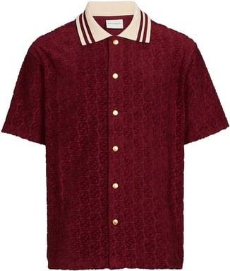 Dr&ocirc;le de Monsieur Chemise textur&eacute;e en tissu &eacute;ponge de coton