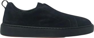 Santoni Homme, Chaussures, Bleu, Taille: 42 1/2 EU Baskets Victoire