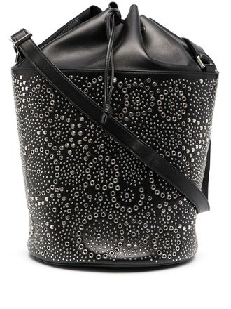 10 Corso Como sac seau à détails de clous - Noir