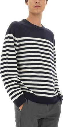 Theory Multicolor Striped Wool-Cashmere Sweater - Multicolor