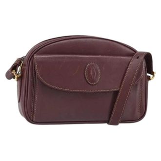Cartier Pre-owned Vintage Umh&auml;ngetasche - - Pre-owned - Damen - Rot - ONE SIZE
