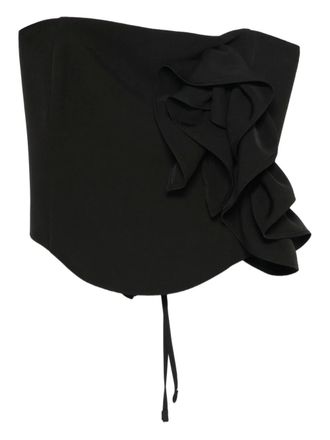 Rhizome haut-corset Amora - Noir