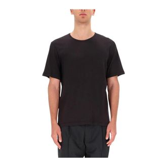 Christophe Lemaire T-shirt col en U c&ocirc;tel&eacute; - Homme - Tops - Noir - Taille: L