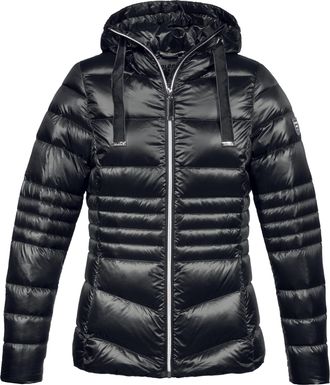 Dolomite Damen CHAQUETA CON CAPUCHA WS CORVARA SATIN baby jacke, Black, L