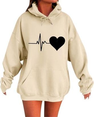 Generic Sweat à capuche pour femme - Pull pour femme - Chandails pour femme - Pull grande taille - Pull et sweat à capuche pour femme - Pull de sortie - Pull 